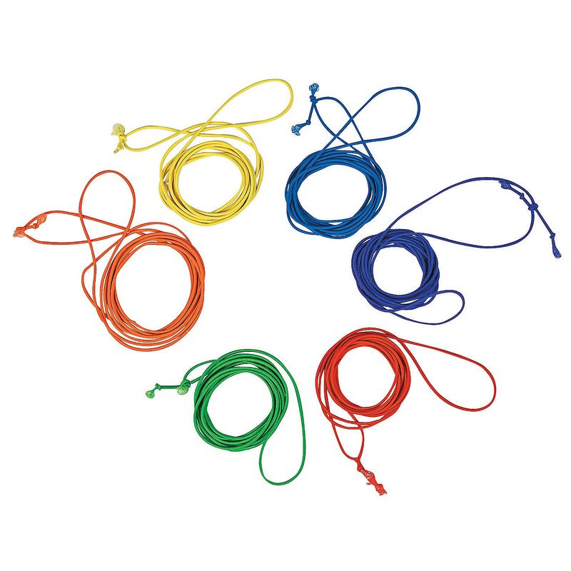 Chinese Jump Rope Set - 12 Stretchy Bands in Assorted Colors - Outdoor ...