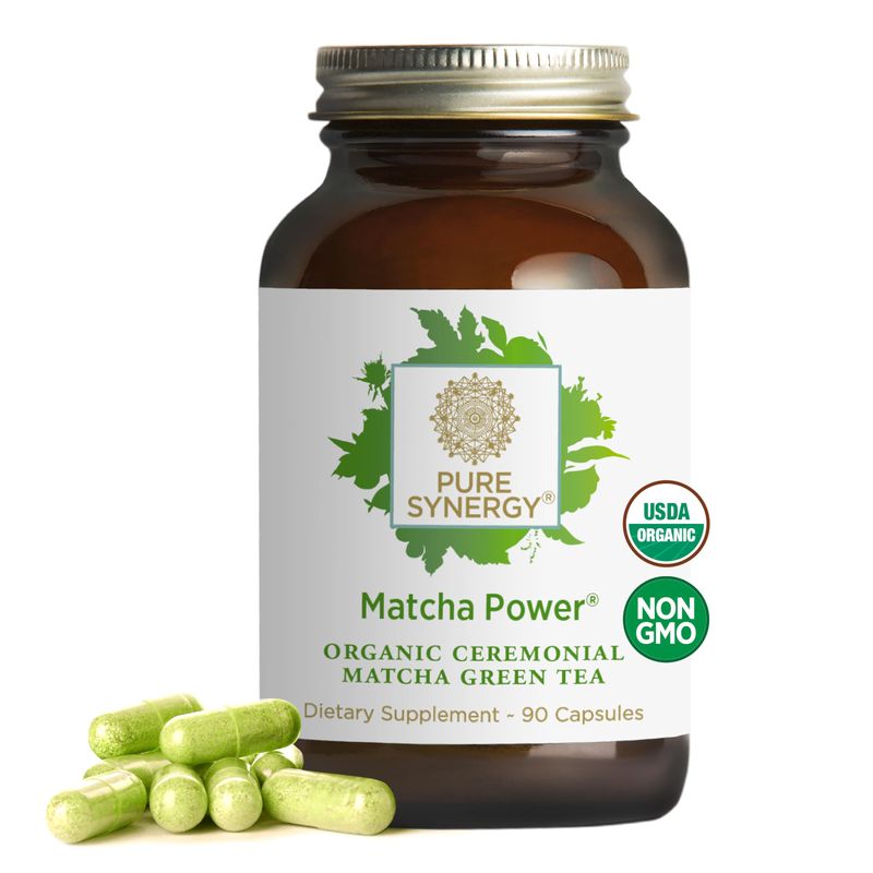 PURE SYNERGY Matcha Power | Organic Matcha Green Tea Capsules ...