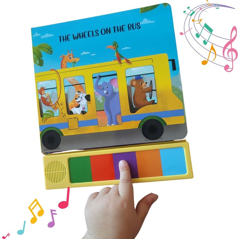 TOYS AND LOVE The Wheels on The Bus Interactive Music Toy for Toddlers ...