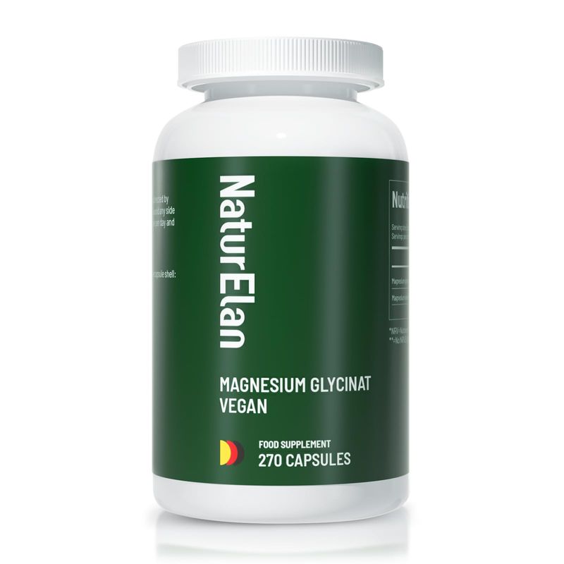 Magnesium Glycinate High Dose Capsules - 270 Vegan Capsules, 770mg ...