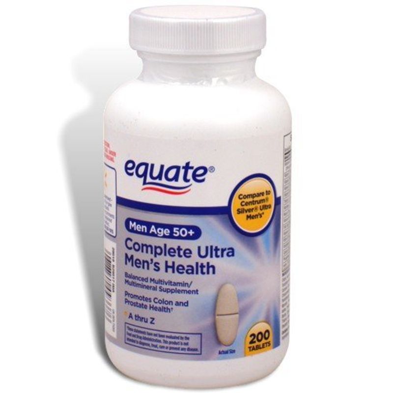 Equate - Complete Ultra Men's Health, 200 Tablets - Online Marketplace ...