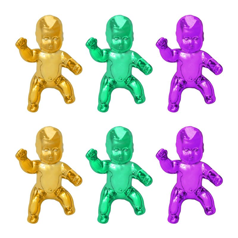 ZZYFGH King Cake Babies, 1.2inch King Cake Baby, Mini Baby Figurines ...