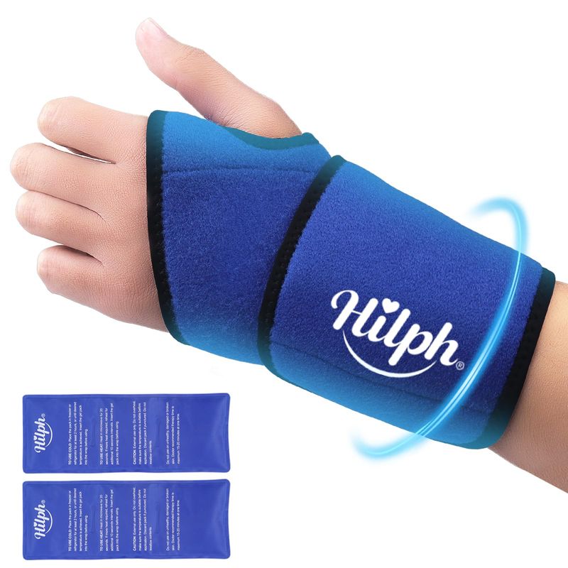 Hilph Wrist Ice Pack Wrap, Reusable Wrist Ice Pack for Carpal Tunnel ...