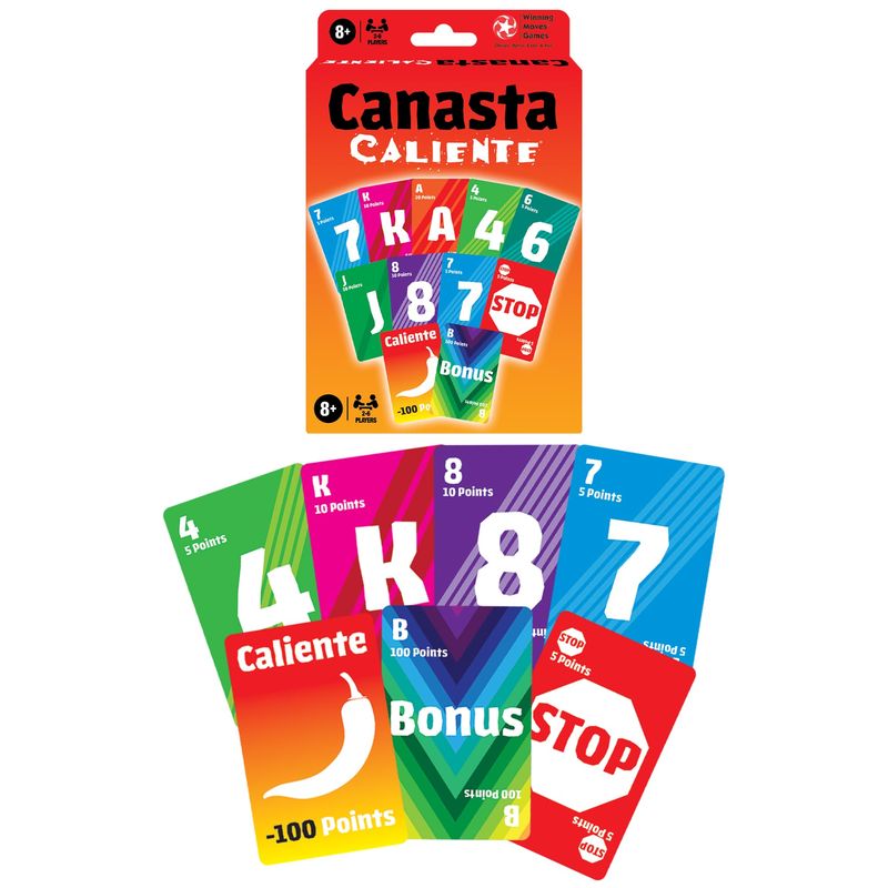 Winning Moves Canasta Caliente Games USA, The Classic Latin Card Game ...