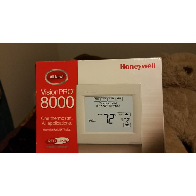 Honeywell TH8110R1008 Vision Pro 8000 Touch Screen Single Stage ...