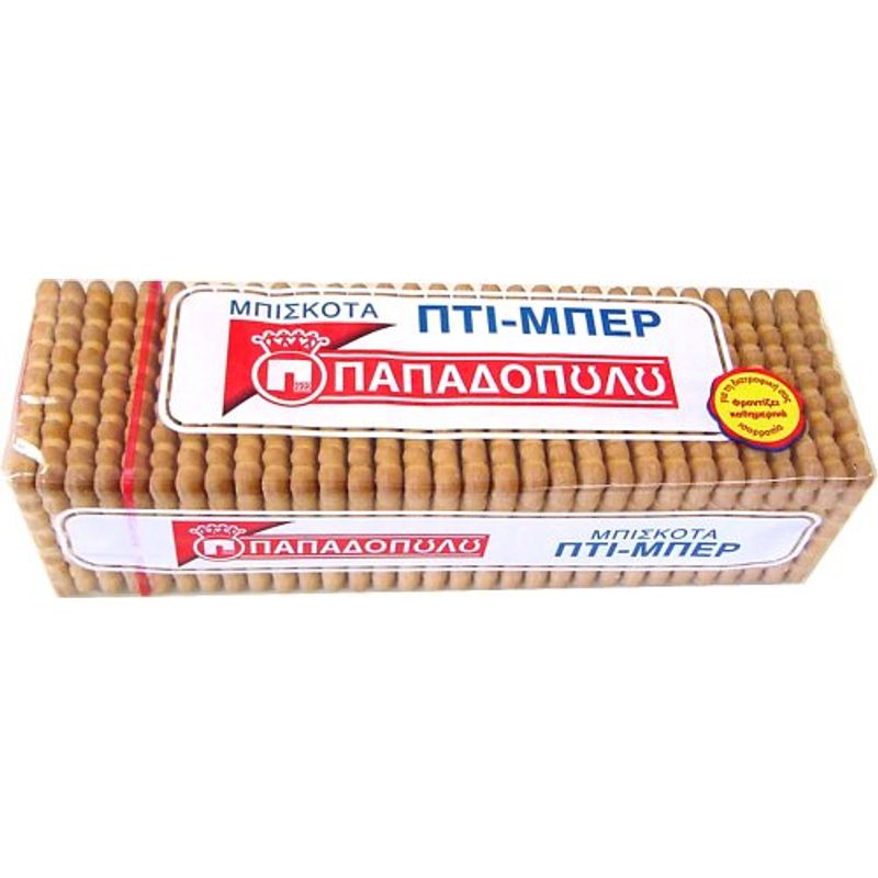 Papadopoulos Greek Petit Beurre Biscuits 225 Gram Package - Online ...