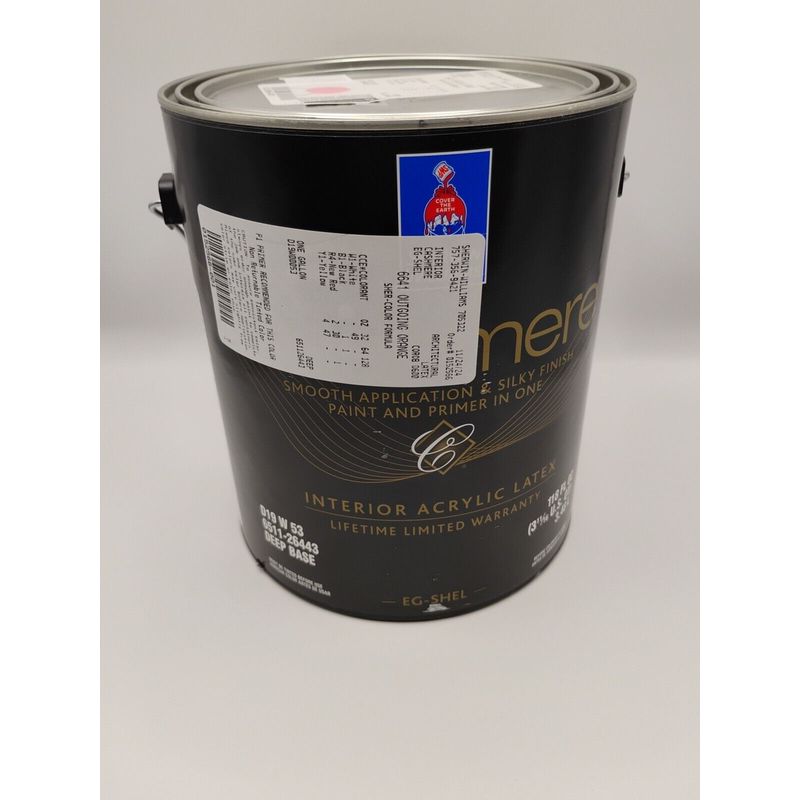 1 Gallon Sherwin Williams Cashmere Color 6641 Outgoing Orange Eggshel ...