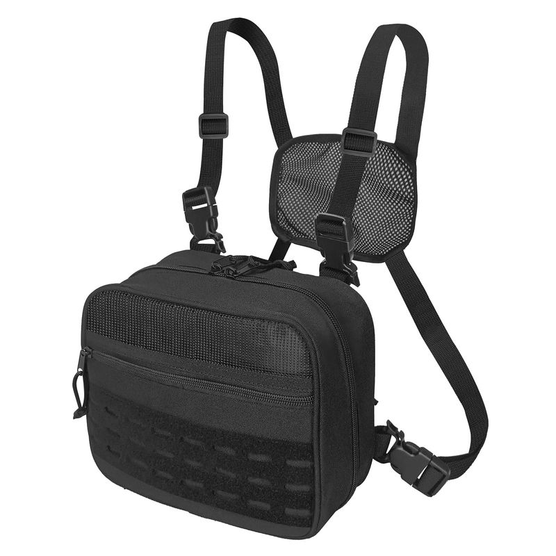 SMONT Tactical Molle Admin Pouch Detachable Magazine Pouches Plate ...