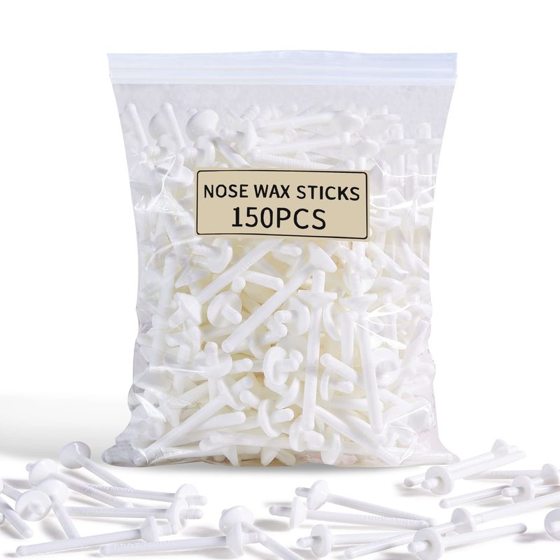 Charmonic 150 Pcs Wax Sticks, Nose Wax Kit Accessories, Waxing Sticks ...