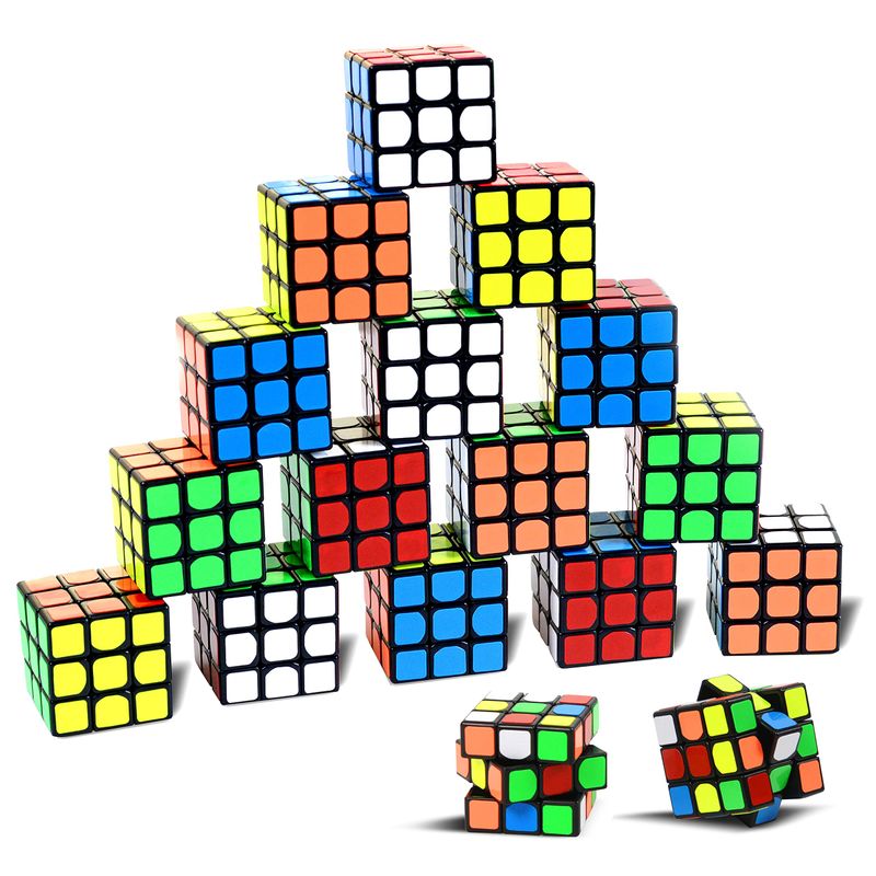 Party Puzzle Toy,18 Pack Mini Cubes Set Party Favors Cube Puzzle,Nunki ...
