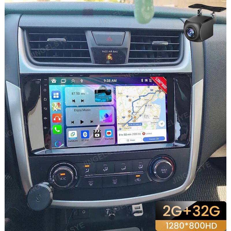 For 2015 2016 2017 Nissan Altima Radio GPS Stereo Apple CarPlay ...