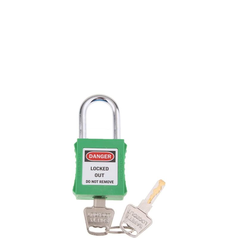 Safety Lockout Padlock Tagout Keyed Different - 38mm Steel Shackle ...