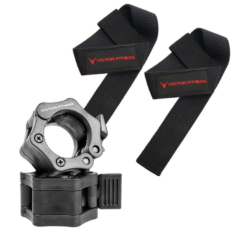 Victor Fitness 24" Unpadded Weightlifting Wrist Straps for Strength ...