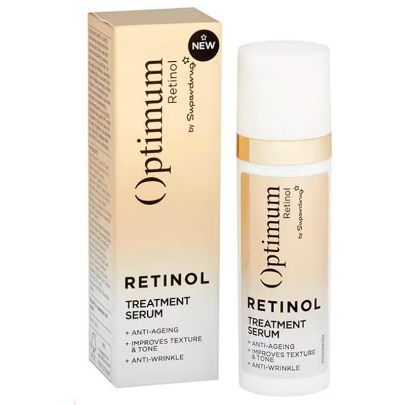Superdrug Optimum Retinol range Serum 30ml with Vitamin B3 for radient ...