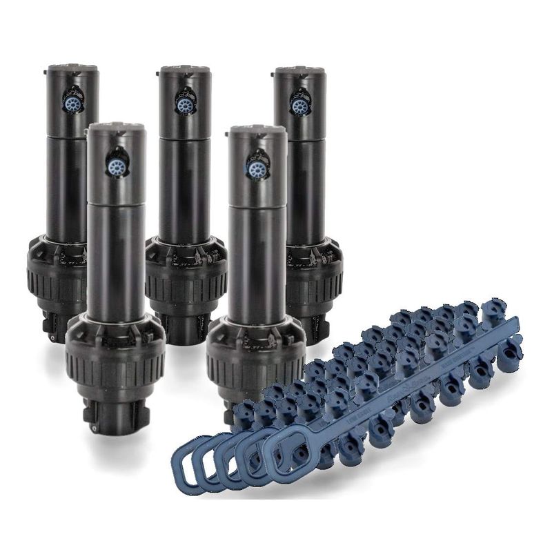 5-Pack Rainbird 5000 Series Shrub Rotors w/Rain Curtain Nozzles & Seal ...
