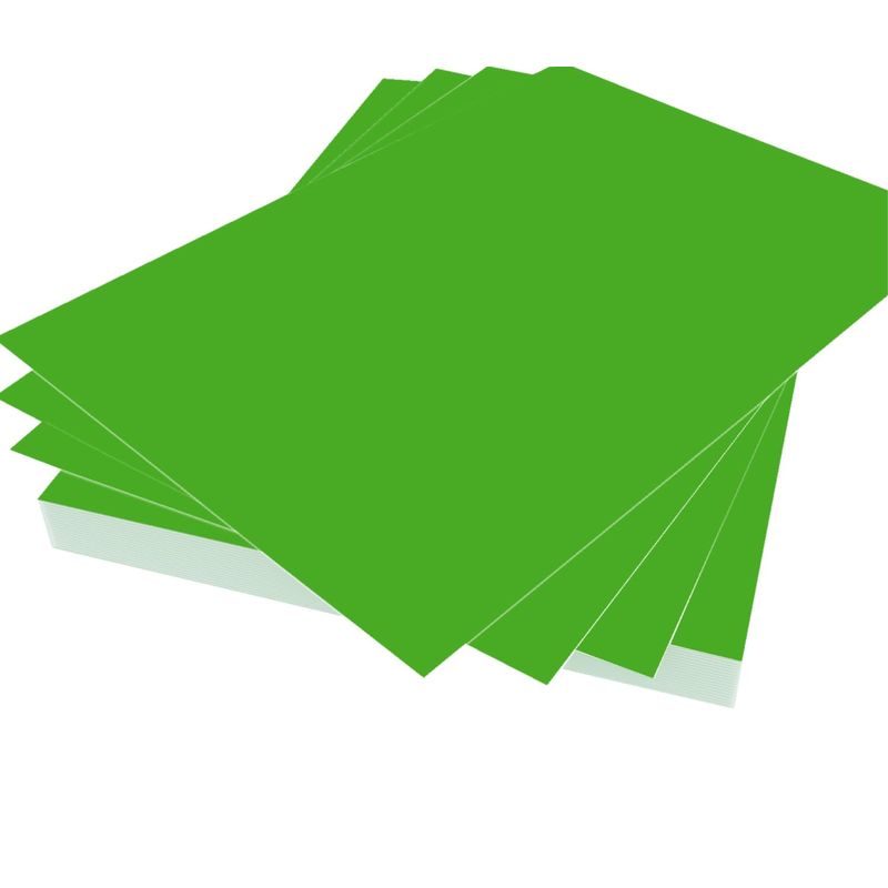 TENLITE A4 Green Neon Card Paper – 30 Sheets | 250GSM Fluorescent ...