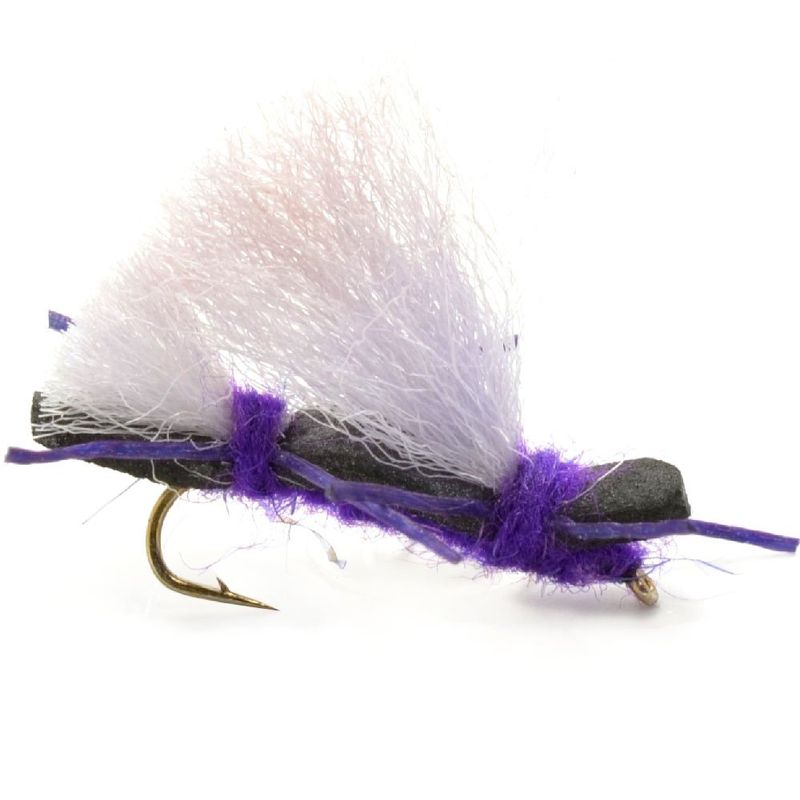 The Fly Fishing Place Chubby Chernobyl Ant Purple Foam Body Trout Fly ...