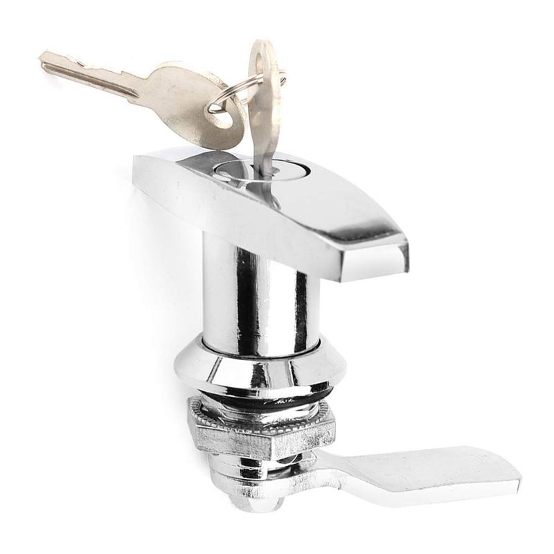 T Handle Lock,Horse Box t Handle Front Lock + T-Handle Lock Kit Silver ...