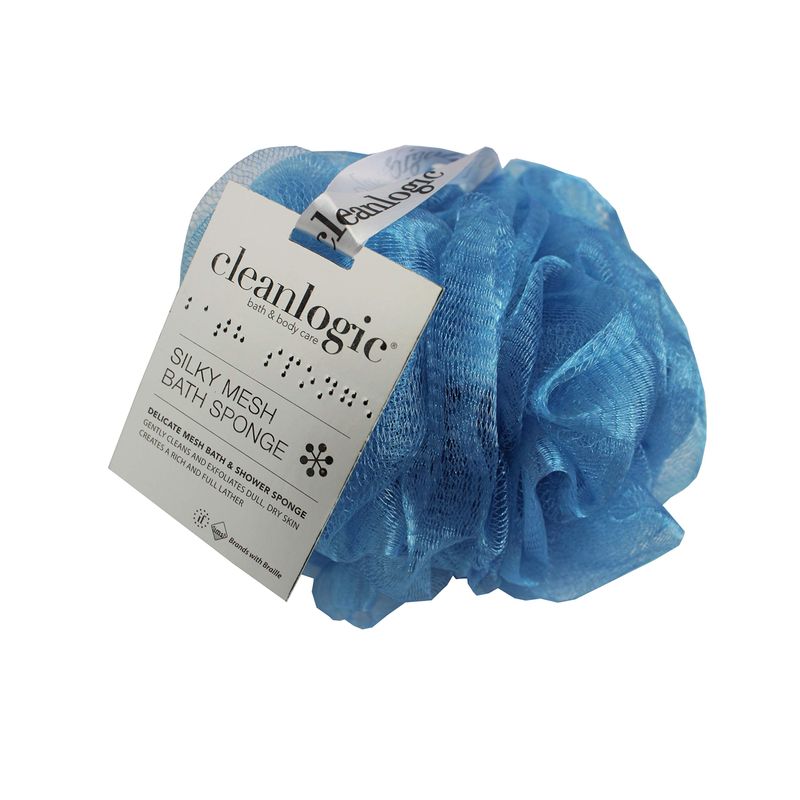 Clean Logic Silky Mesh Bath & Shower Sponge - Online Marketplace ...
