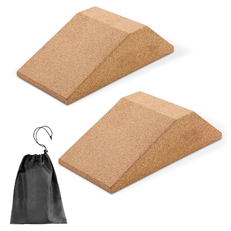 Adjustable Squat Wedge Blocks (2 Pieces) Non-Slip Squat Lamps, Calf ...