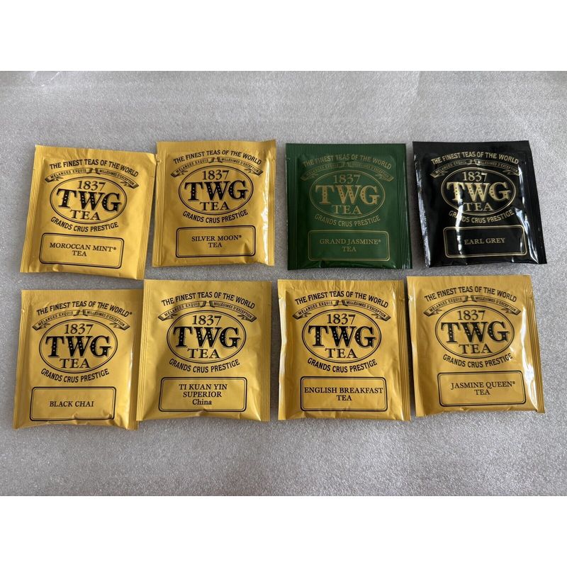 Mixed 8 Assortment 1837 TWG Tea Bags. Fresh. Great Selection For Your Tea Time - EveryMarket