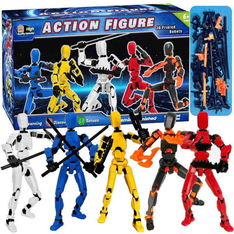 (Assembly Completed) T13 Action Figure Set Already Assembled, 3D ...