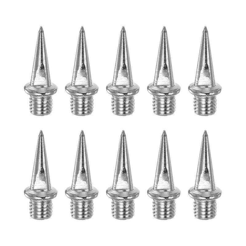 sourcing map 10pcs Track Spikes 13.5mm Steel Long Nails Replacement ...