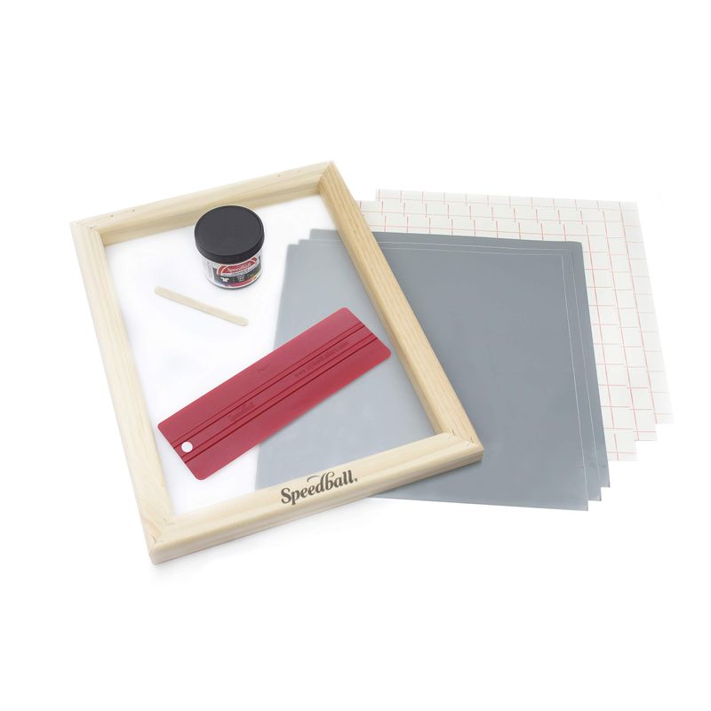 Speedball Beginner Screen Printing Craft Vinyl Kit, Use with Cutting ...