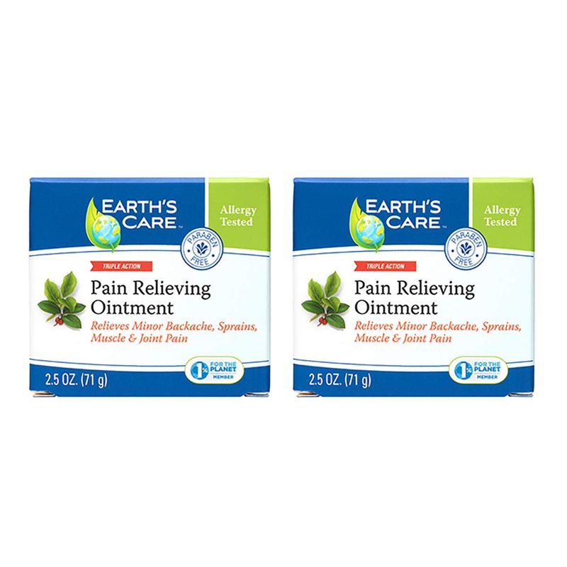 Earth's Care Pain Relieving Ointment - Triple Action Muscle and Joint ...