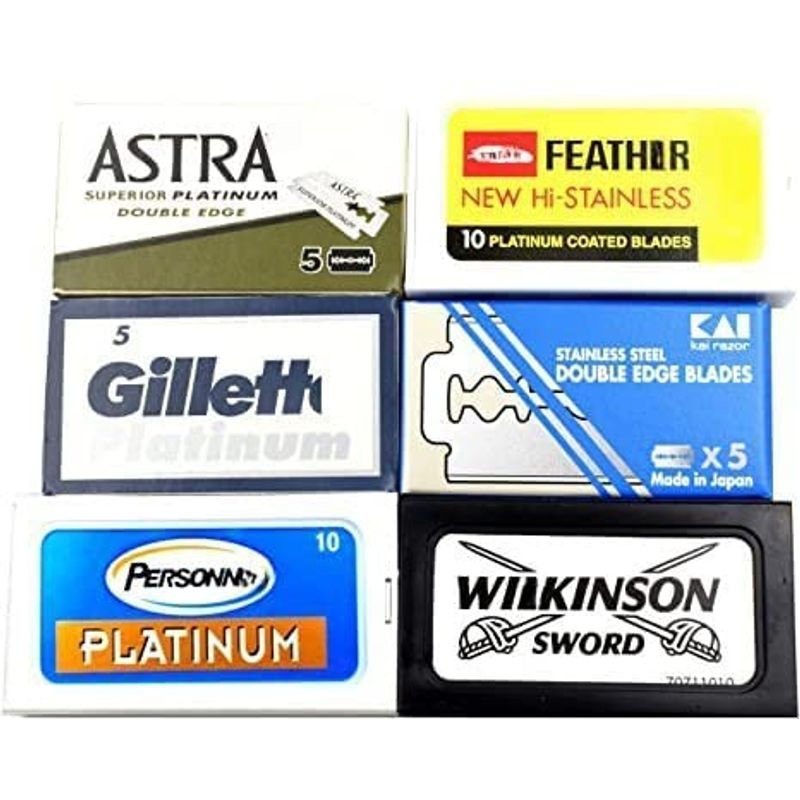Astra-KAI-Persọnna-WiIkinson Double Edge Razor Blades Sampler (40 ...