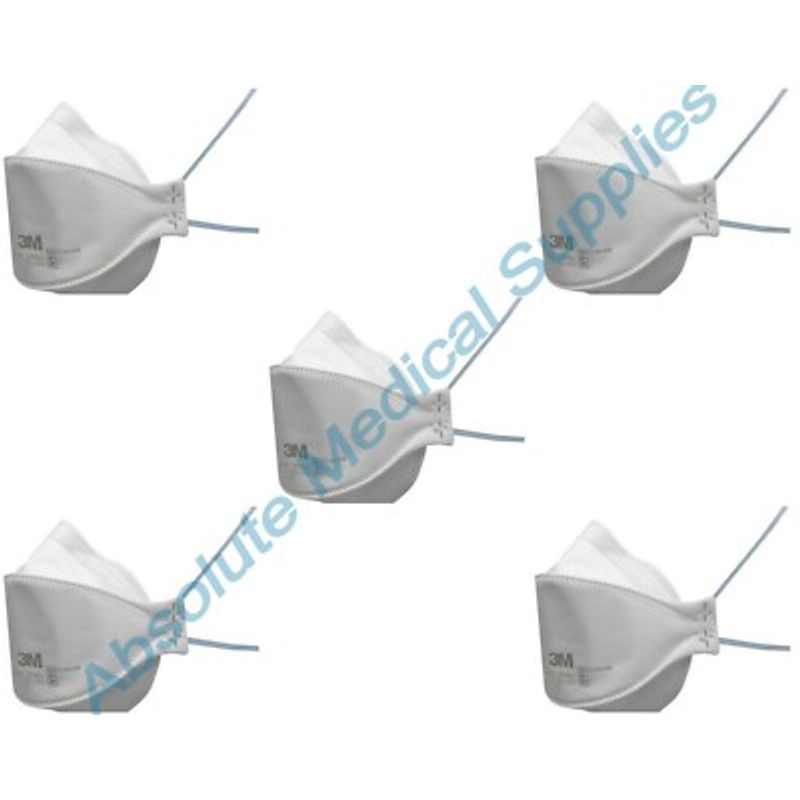 *5-Pack* 3M Aura N95 Protective Disposable Respirator Face Mask 9205 ...