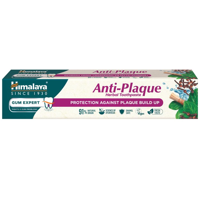 Himalaya Anti-Plaque Toothpaste with Clove, Cinnamon and Breakthrough ...
