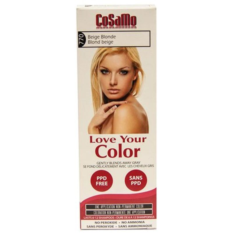 CoSaMo Love Your Color Hair Color 770 Beige Blonde (Pack of 3) - Online ...