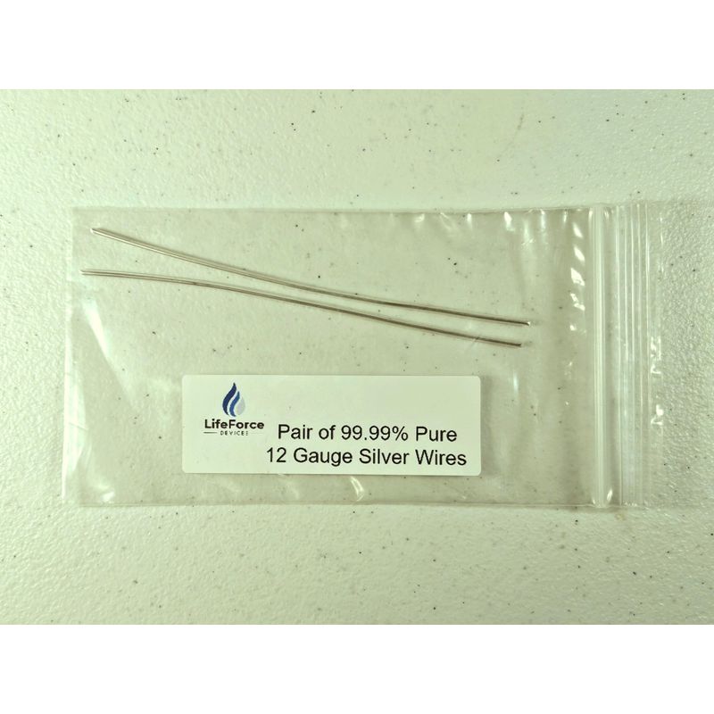 LifeForce Devices Pure Silver Generator Wire – 9999 Silver Electrode ...