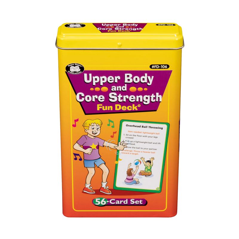 Super Duper Publications | Upper Body and Core Strength Fun Deck ...