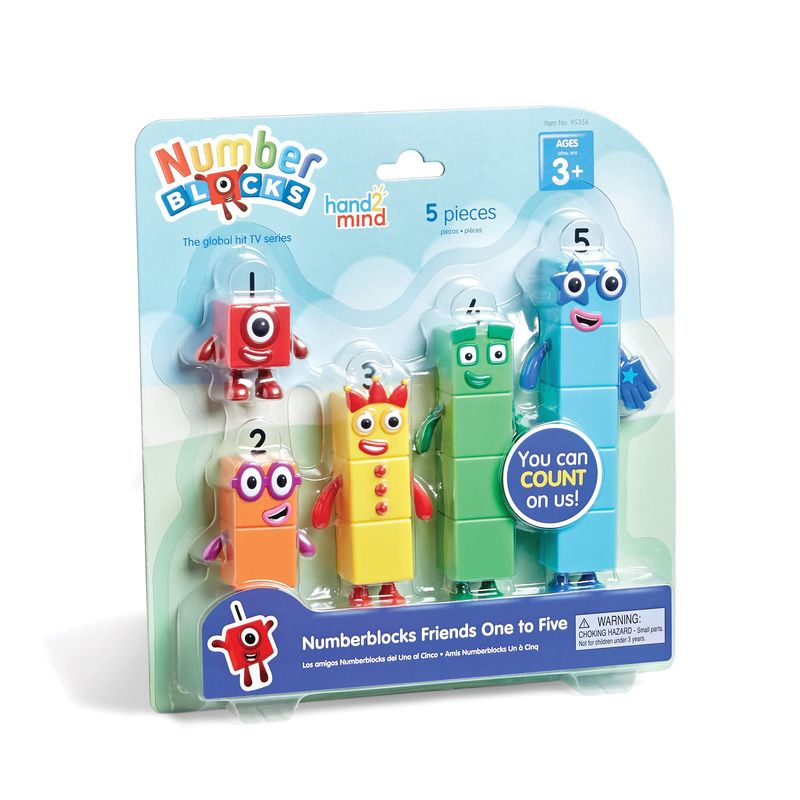 Numberblocks Friends One to Five Number Blocks Character Figure, Pack ...