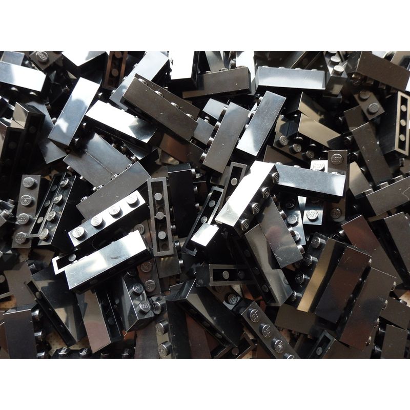 LEGO Bricks: Black 1x4. Part 3010 (X 50) - Online Marketplace - EveryMarket