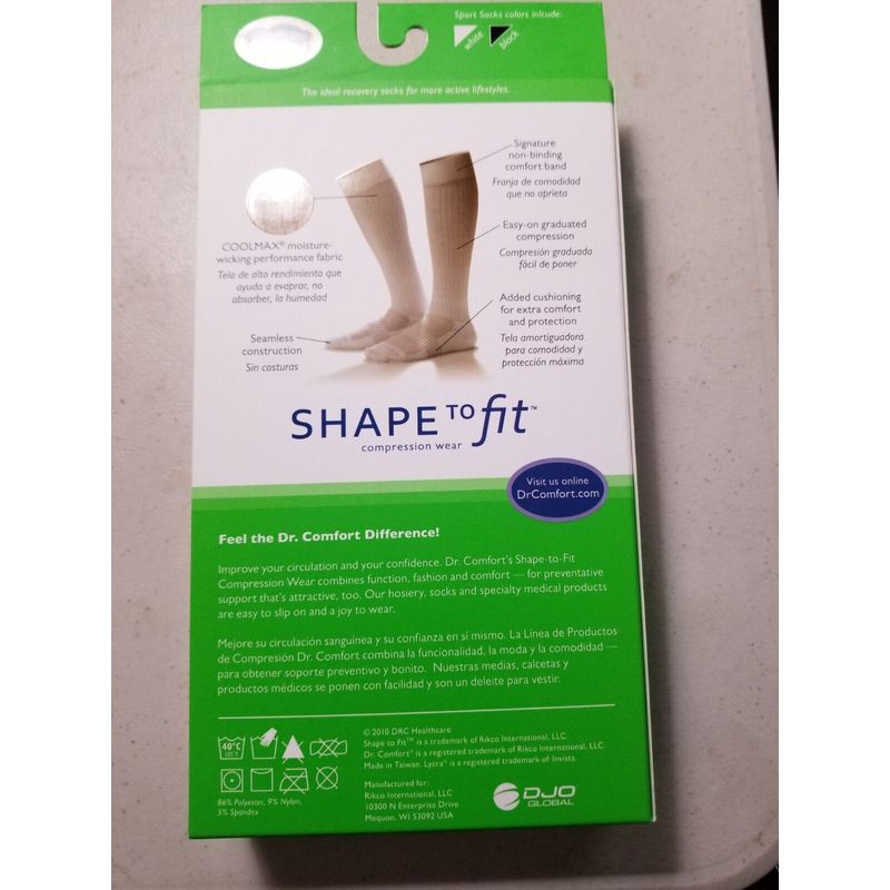 SHAPE TO FIT DR COMFORT, COMPRESSION WEAR, SPORT SOCKS FOR MEN & WOMAN ...