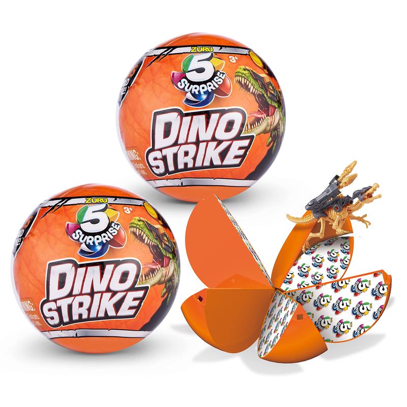 5 Surprise 7748-S001 Dino Strike Surprise Mystery Battling Collectibles ...