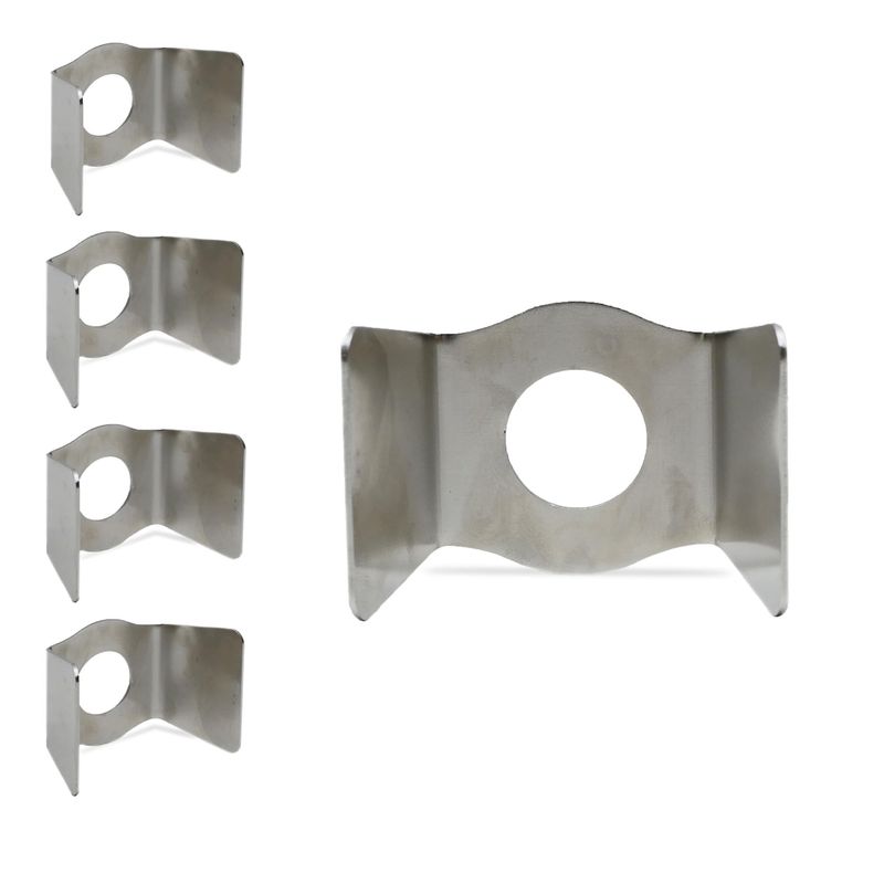 5 Pack of Stainless Steele Stop Guards for Emergency Stop Button, Metal ...