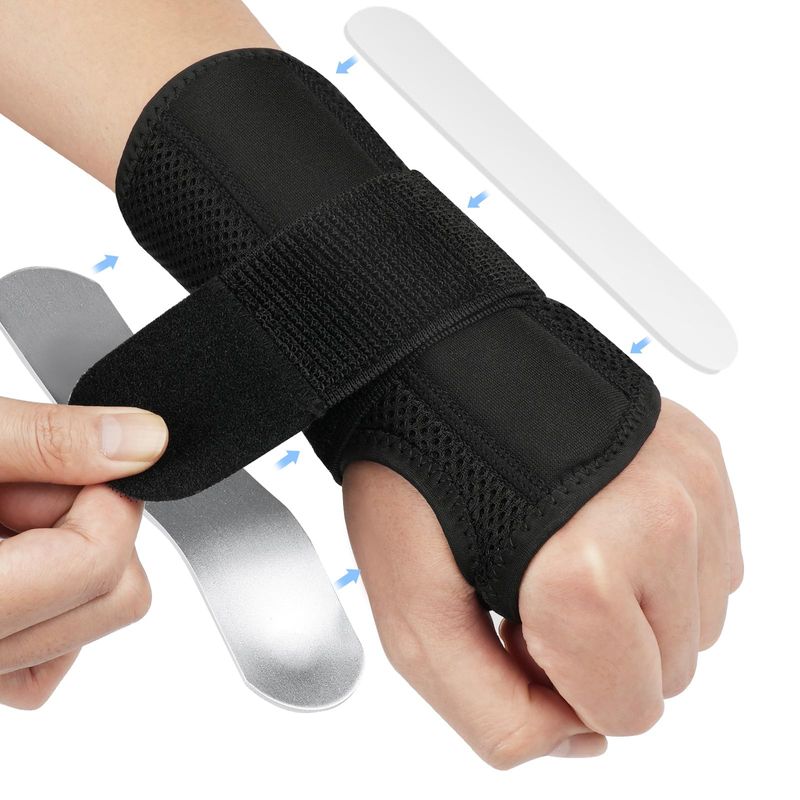 HOTUT Breathable Wrist Support Brace Splint,Adjustable Wrist Splint ...