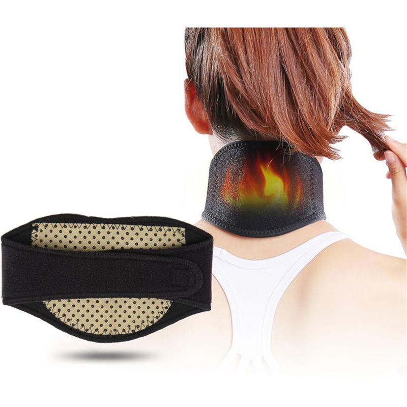 HPONEZJ Neck Support Self-Heating Neck Bandage Magnetic Therapy Neck ...