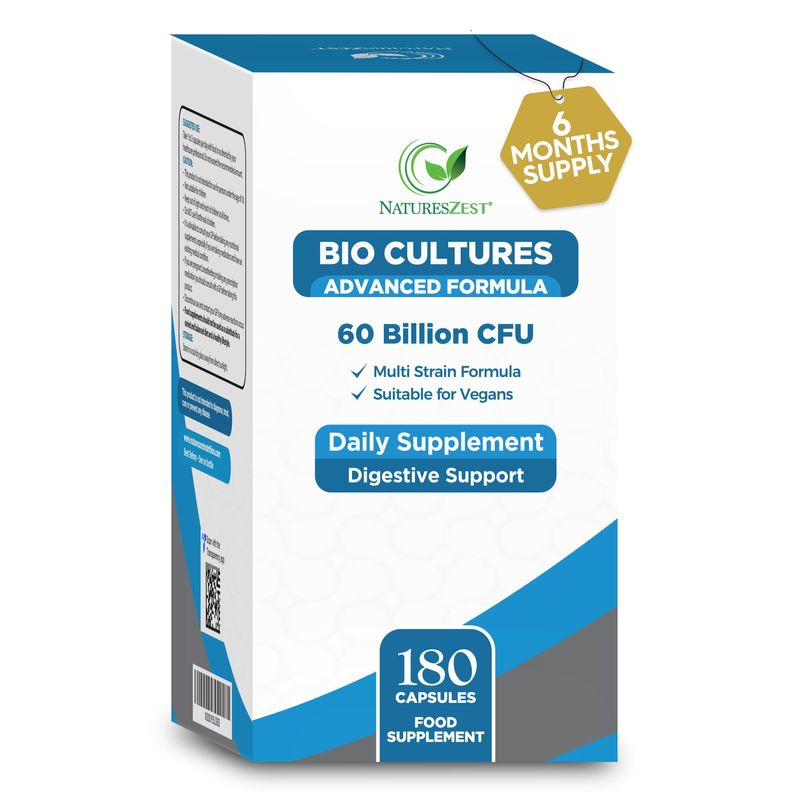 Bio Cultures Complex Probiotics & Prebiotics 60 Billion CFU – 6 Month ...