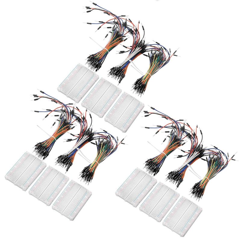 AZDelivery 3 x Breadboard Kit - 3 x 65 Pieces Jumper Wire Cable M2M and ...
