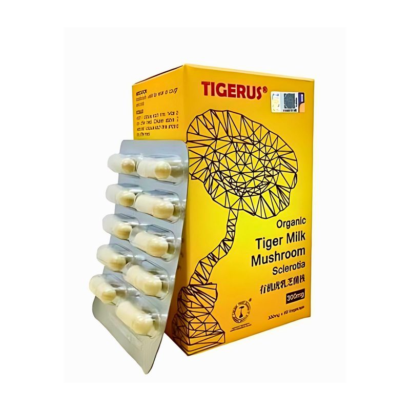 TIGERUS® 300mg Organic Tiger Milk Mushroom Sclerotia 60’s – Natural ...