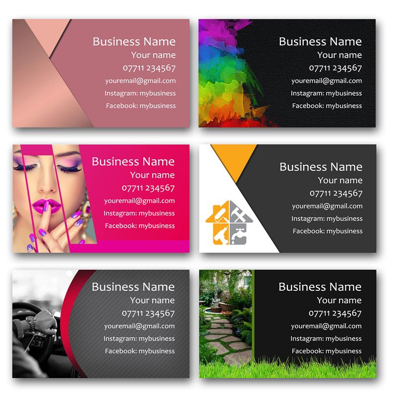 Business Cards - Personalise Instantly - Various designs to choose ...