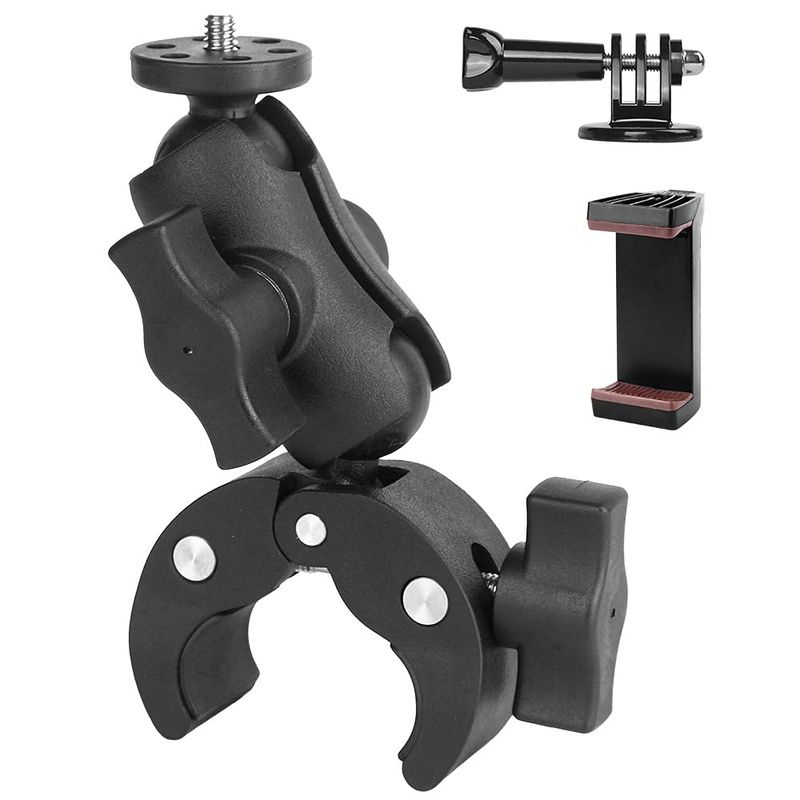 JEBUTU Camera Mount, Clip Mount for Bicycle, Motorcycle, Car Mount ...