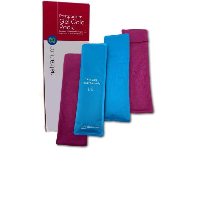 NatraCure Postpartum Ice Packs: 2 Reusable Perineal Cooling Pads ...