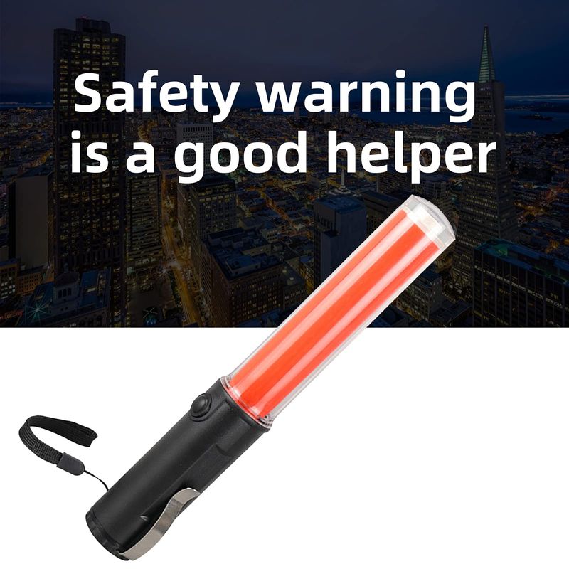 26cm Signal Traffic Wand, LED Safety Command Warning Stick, Fire ...