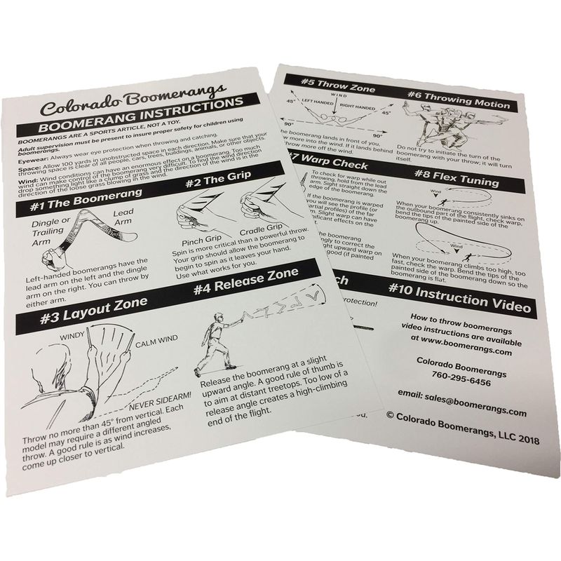 Glacier Wooden Boomerang - for Throwers 13-80! Great Returning ...